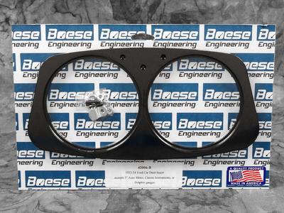 33-34 Ford Car Black Anodized Billet Aluminum Dash Insert Gauge Panel ...