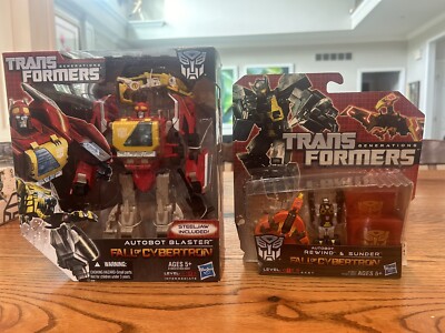 Transformers Generations Autobot Blaster, Autobot Rewind and Sunder | eBay