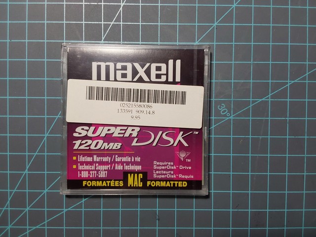 3 Maxell 120mb SuperDisk Super Disk LS120 LS 120 for sale online | eBay