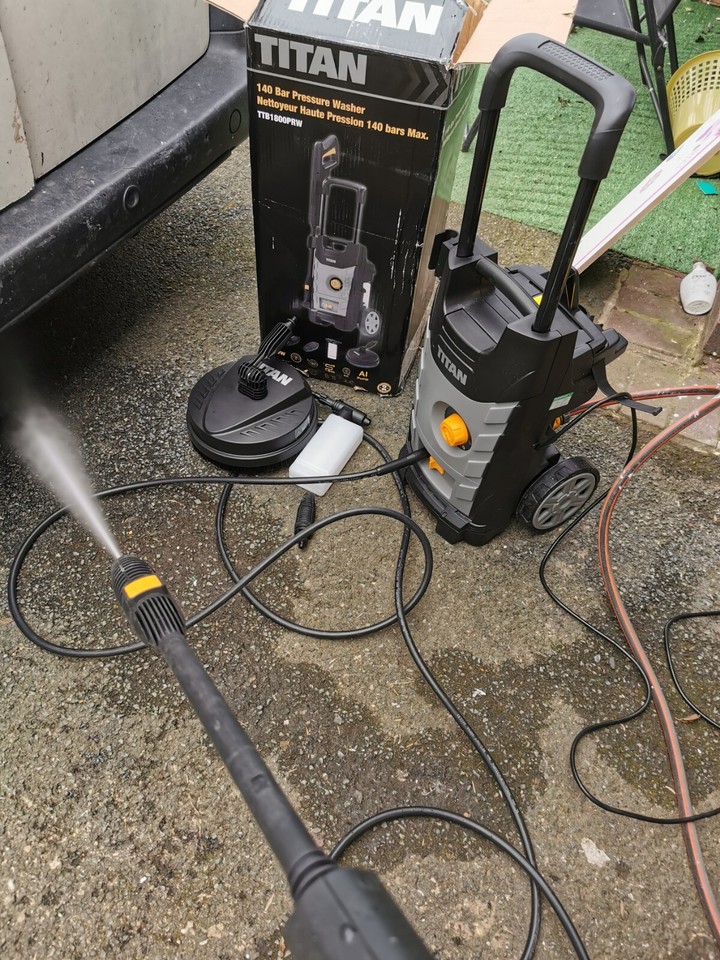Titan TTB1800PRW High Pressure Washer (140bar 5059340124124 | eBay UK