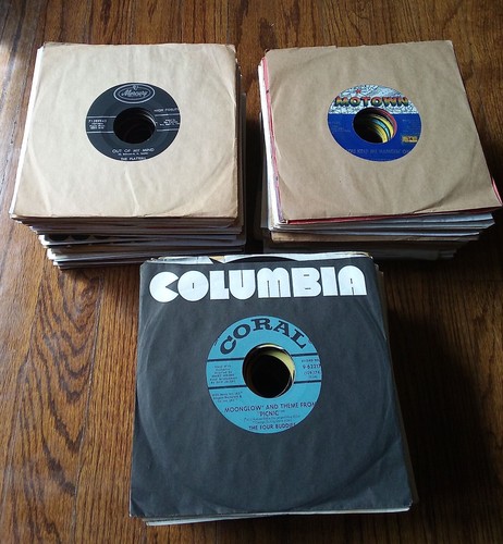 45 RPM Records 7" Vinyl LOT OF 160 Oldies, Rock & Roll, Blues, Doo Wop ...