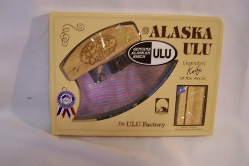 New Ulu Knife With Stand In Box From The ULU Factory Alaska Mt ...