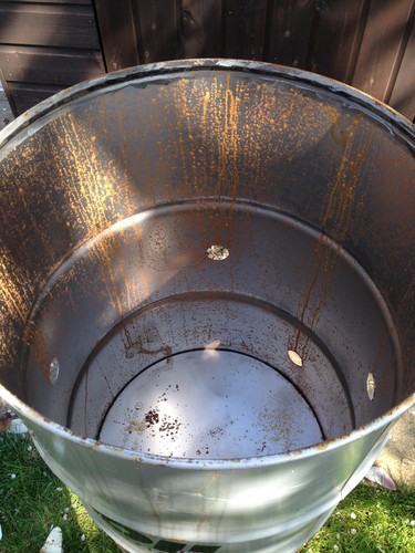 GARDEN BRAZIER, FIRE PIT, WASTE BURNER-45 GALLON/200L OIL DRUM ...