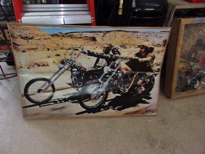 HARLEY-DAVIDSON CLASSIC PANHEAD EASY RIDER FULL COLOR POSTER..FULL BOX ...