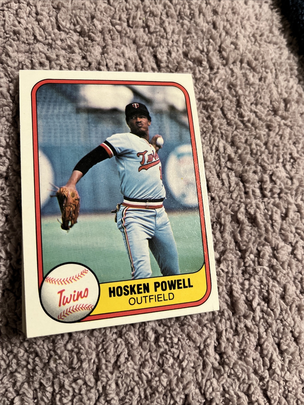 1981 Fleer Minnesota Twins Baseball Card #559 Hosken Powell | eBay