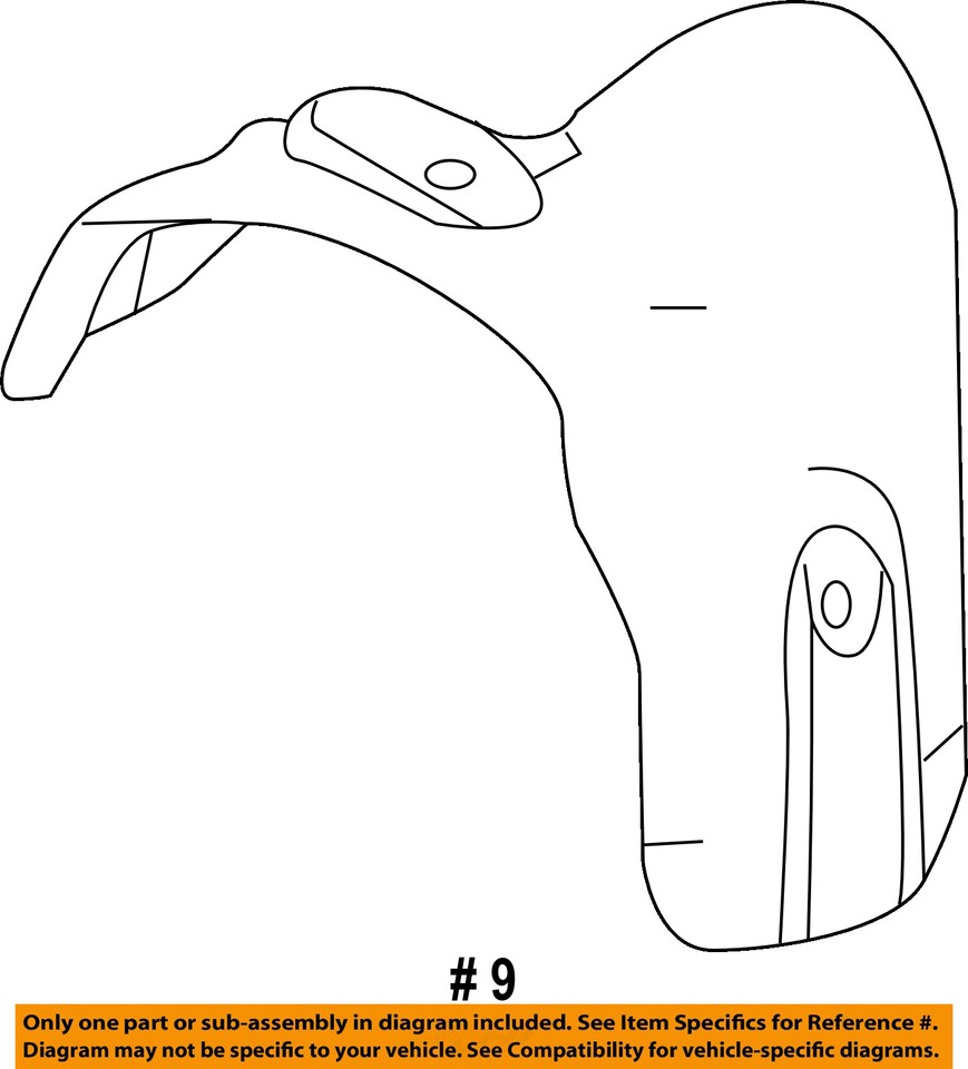 FORD OEM 17-19 F-250 Super Duty Turbocharger Components-Upper Shield ...