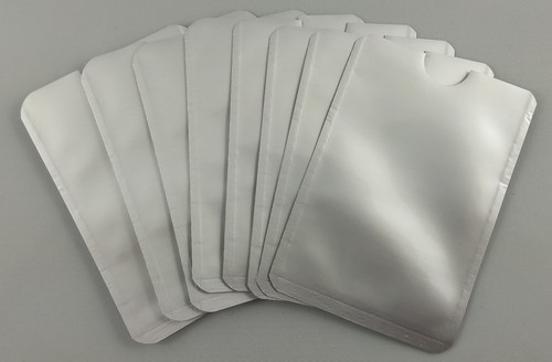 RFID Blocking Credit Card Sleeve - 8 Pack Theft Protector Chip Shield ...