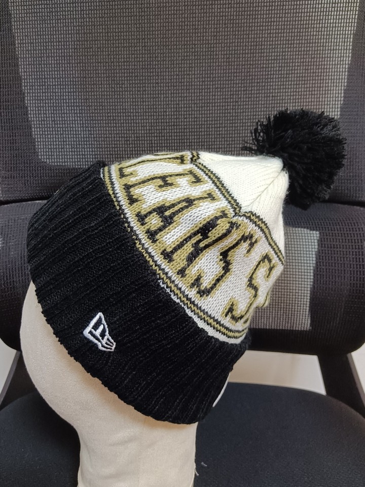 New Orleans Saints Fall/Winter Warm Stretch Knit Hat Black & White | eBay