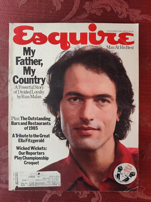 ESQUIRE Magazine November 1985 Ella Fitzgerald Rian Malan Bob Kerrey ...