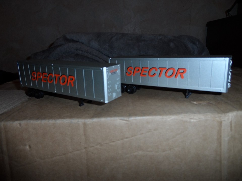 WALTHERS HO SCALE 40 FT. BOX TRAILERS LOT OF 2 SPECTOR C-7 | eBay