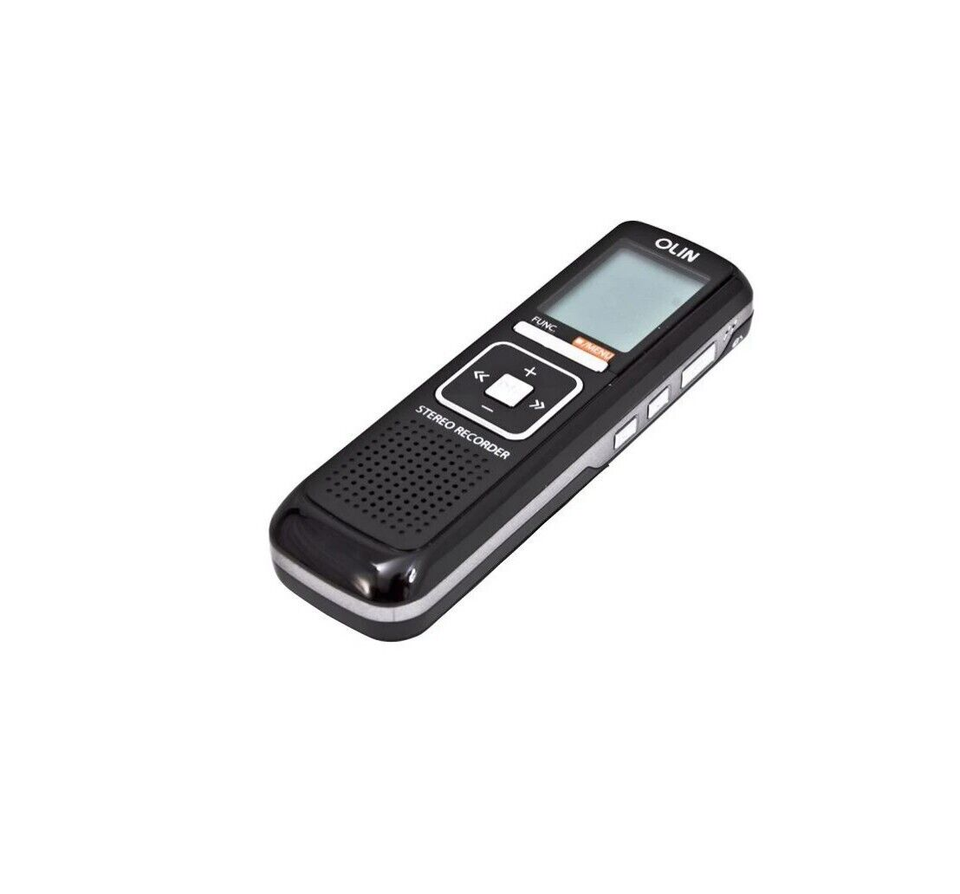 OLIN 1GB Compact Digital Stereo VOICE RECORDER Audio Playback+Mic ...