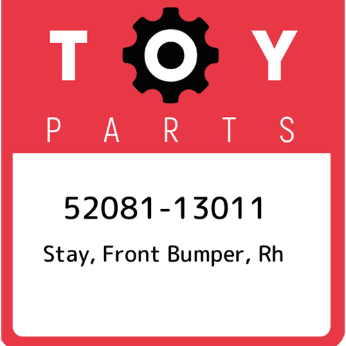 52081-13011 Toyota Stay, front bumper, rh 5208113011, New Genuine OEM ...