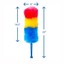 Static Duster - 23" Inch Rainbow Feather Duster Electrostatic Attracts ...