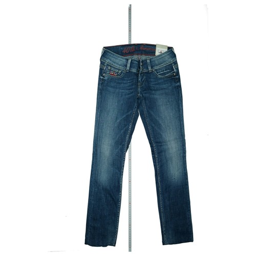 Pepe Jeans 40Th Aniversario Mujeres Bajo Waist Stretch Pantalón W25 L30 ...