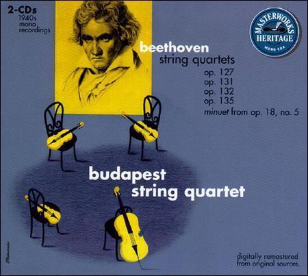 Beethoven: String Quartets, Opp. 127, 131, 132, 135; Minuet from Op. 18, No. 5 (CD, Jul-1997, 2 ...