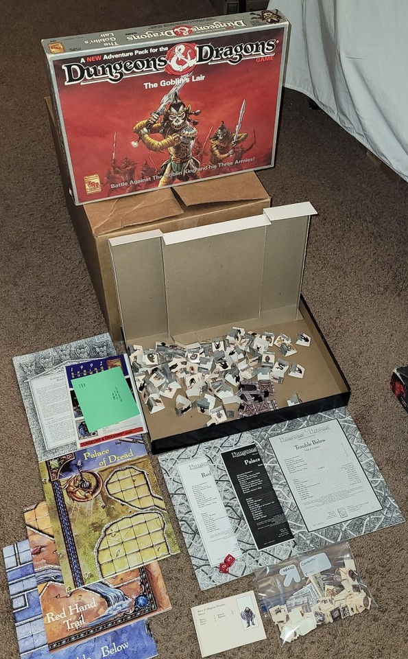TSR Dungeons & Dragons Game + TSR Dungeons and Dragons The Goblin's ...