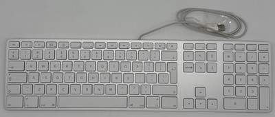 SEALED GENUINE OFFICIAL APPLE A1243 USB WIRED KEYBOARD W/ NUMERIC ...
