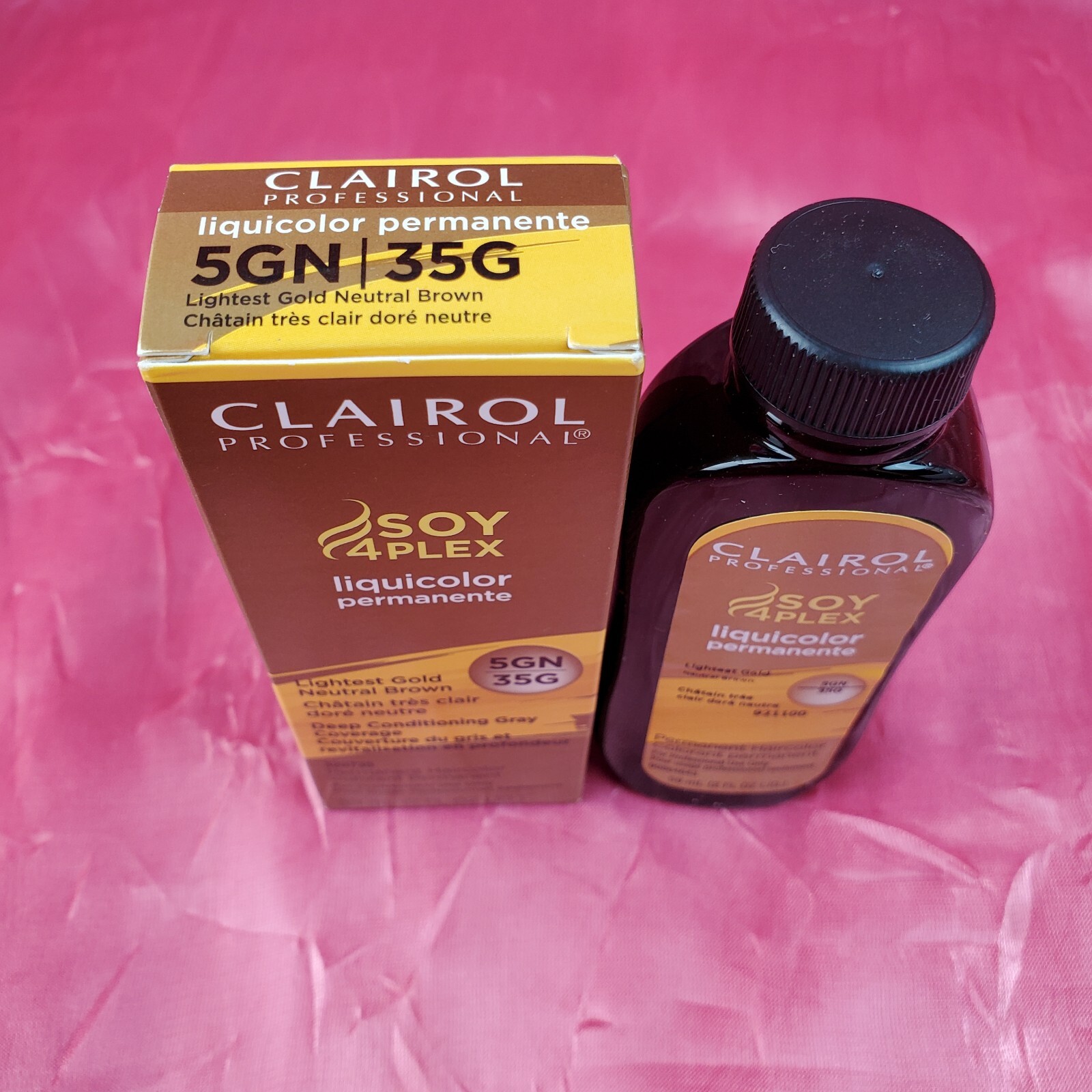 CLAIROL SOY 4 PLEX LIQUICOLOR Permanent Hair Color 5GN/35G Lightest ...