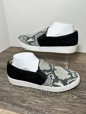 Vionic Women's Splendid Midi Dble Gore Snake Print Loafers Slip On Shoe ...