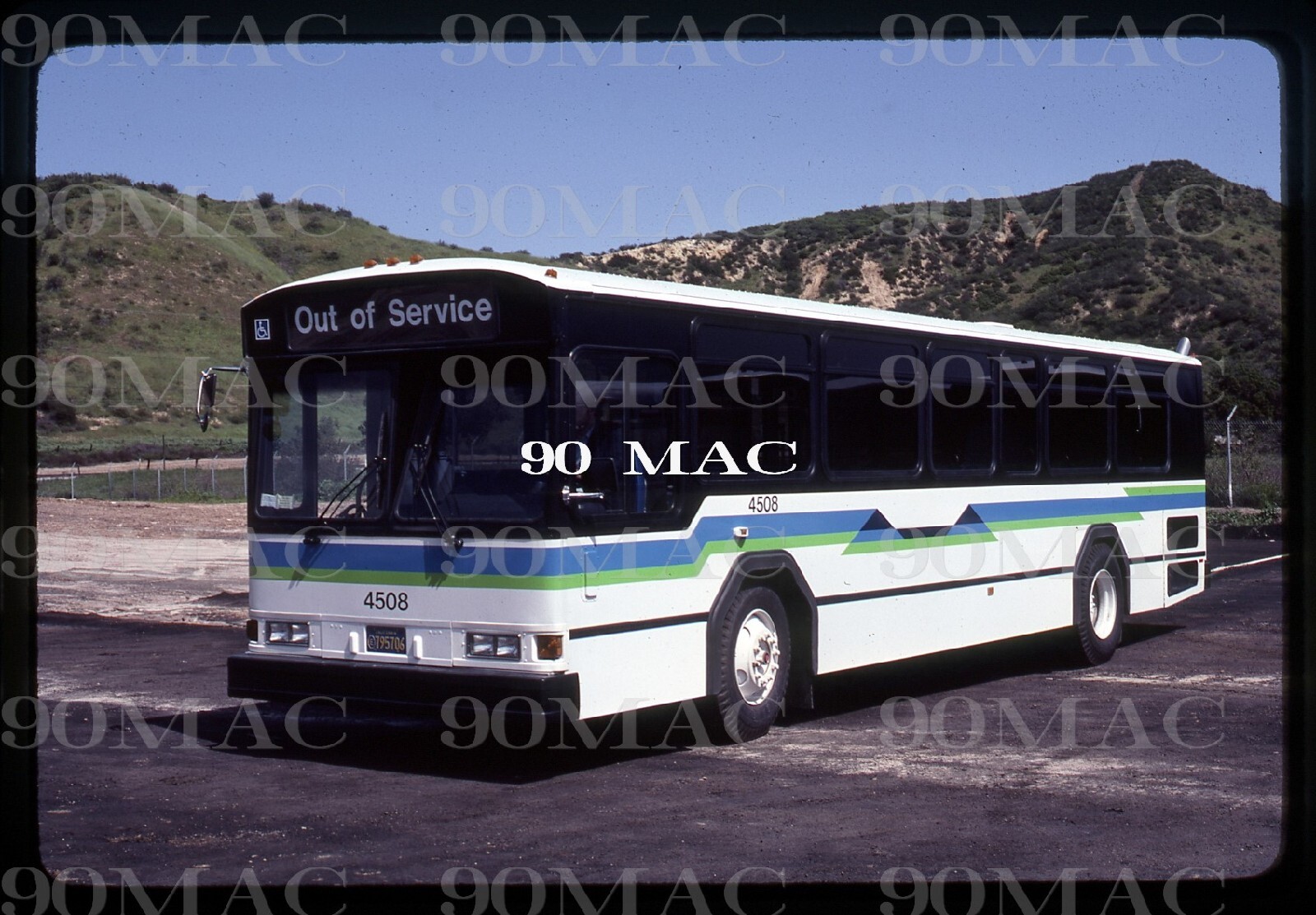 SIMI VALLEY TRANSIT. GILLIG COACH #4508. Simi Valley (CA). Original ...