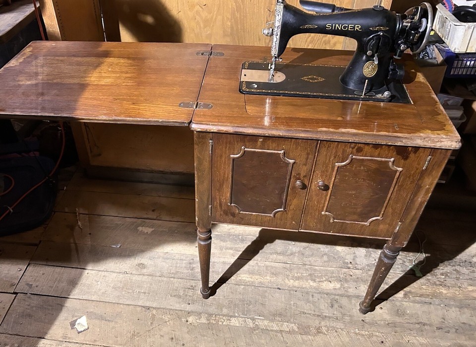 Singer Equipment Sewing Machine and Sewing Table Vintage | eBay