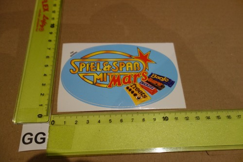 Alter Aufkleber Genuß Schokolade Riegel MARS Treets Snickers Banjo ...