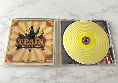 T-Pain Three Ringz CD ORIGINAL 2008 Zomba Akon, Ludacris, Kanye West ...