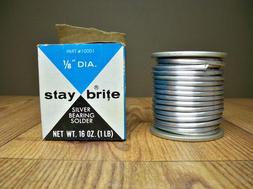 Harris Stay-Brite Silver Bearing Solder 1/8" 1 lbs | eBay