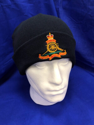 The Royal Artillery woolen beanie hat with gunners cap badge | eBay UK
