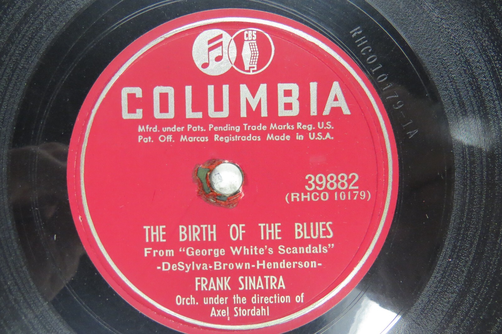 Frank Sinatra - COLUMBIA 39882 - The Birth of the Blues & Why Try to ...