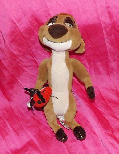 🌈 VINTAGE The Walt Disney Company Lion King TIMON 11” Plush Figure W ...