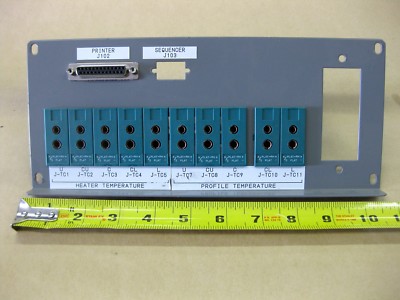 Thermocouple Wire Couple Quick Connector Panel Mount 10 Outlets Round ...