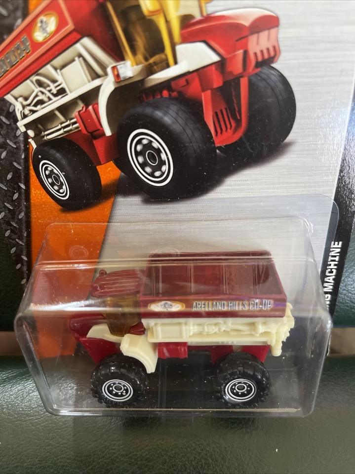 Matchbox Sowing Machine Red Farm Equipment Tractor MBX Construction On ...