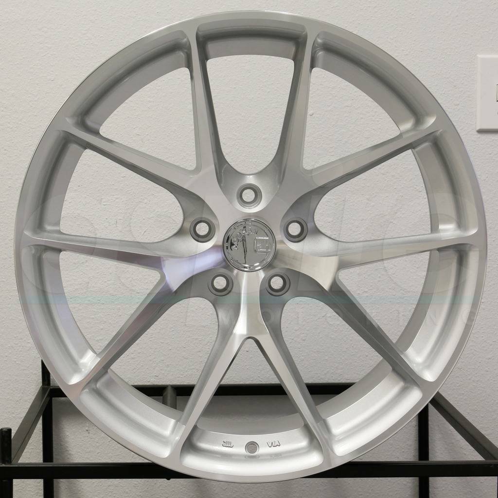 19" Aodhan AFF7 Wheels 19x8.5 / 19x9.5 +35 5x112 Silver Machined Rims ...