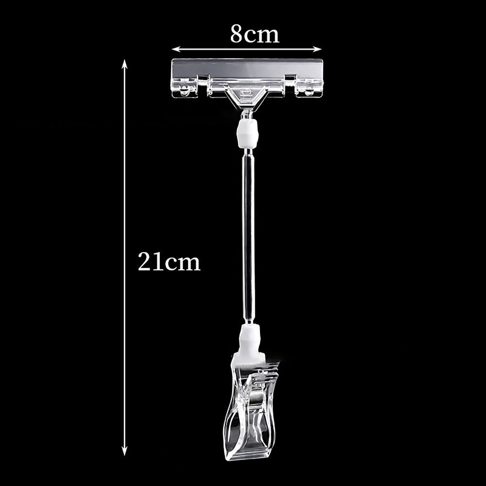 Large Opening Shelf Clamp Food Label Holder Bakery Supermarket ...