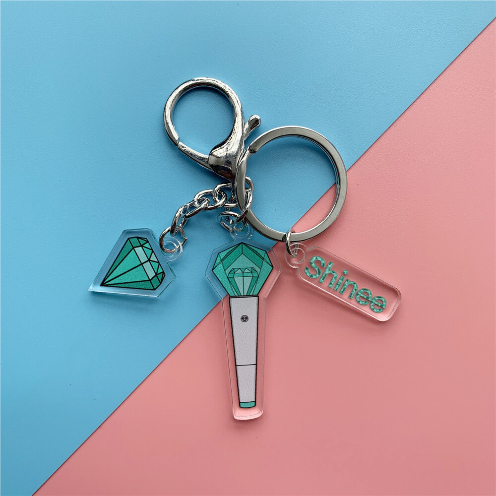 KPOP Star Shinee DAY6 VICTON (G)I-DLE EVERGLOW WAYV Acrylic Key Chain ...