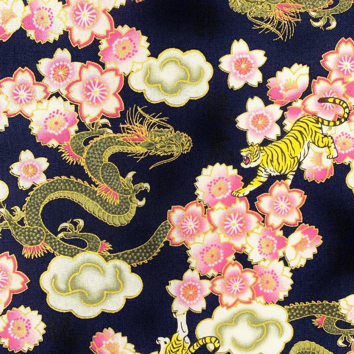 Japanese Dragon Fabric