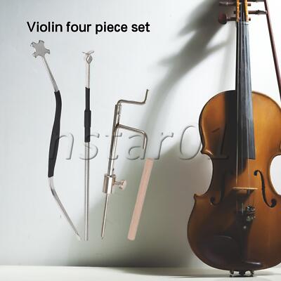 Violin Sound Post Setter Gauge Tool Wood Column Retriever Clip Set of 4 ...
