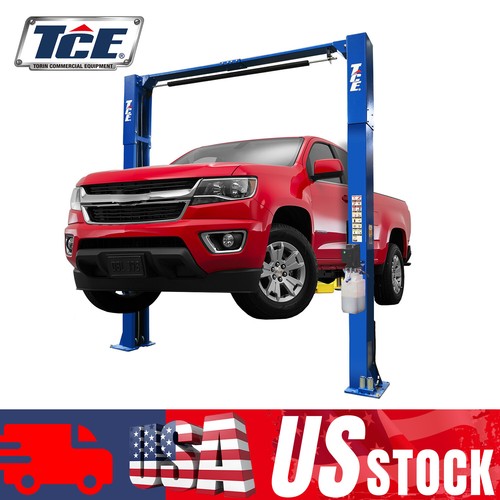 TCE 10,000 LBs 2 Post Car Lift Overhead Clear Floor Plate 110V 60Hz 3 ...