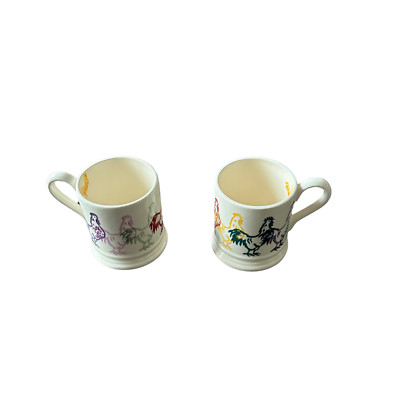 Emma Bridgewater Howdens Rooster Ceramic Mugs - Set of 2 | eBay UK