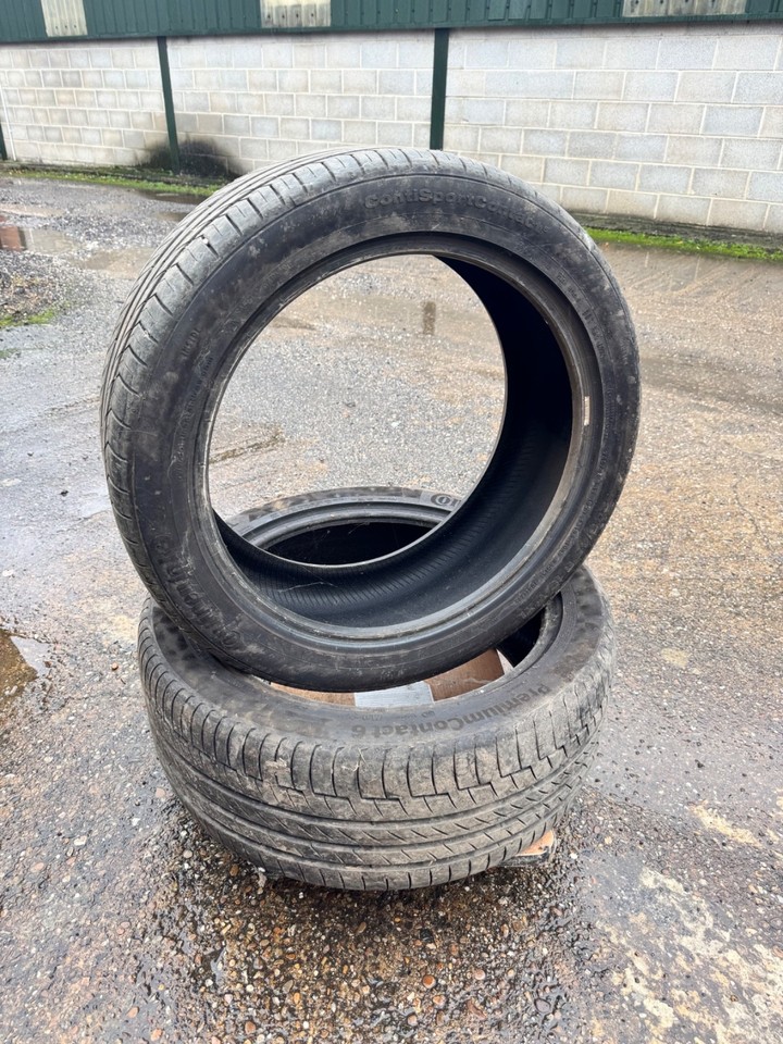 3 tyres x Continental Premium Contact 245/45 R19 Y XL tyres - approx ...