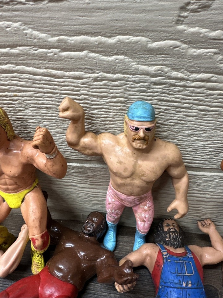 Lot Of 9 Vintage 1980's WWF LJN Titan Wrestling Figures As Is | eBay
