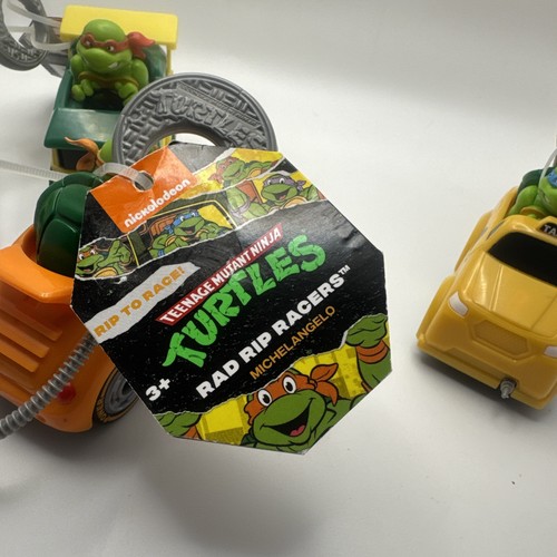 Complete Set of 4 Teenage Mutant Ninja Turtles Rad Rip Racers *NEW* | eBay