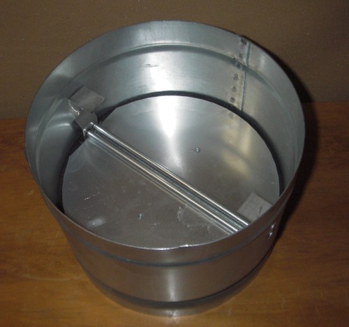 New: RUSKIN: BDR Commercial Backdraft Damper 8" Round. Rubber Seal ...