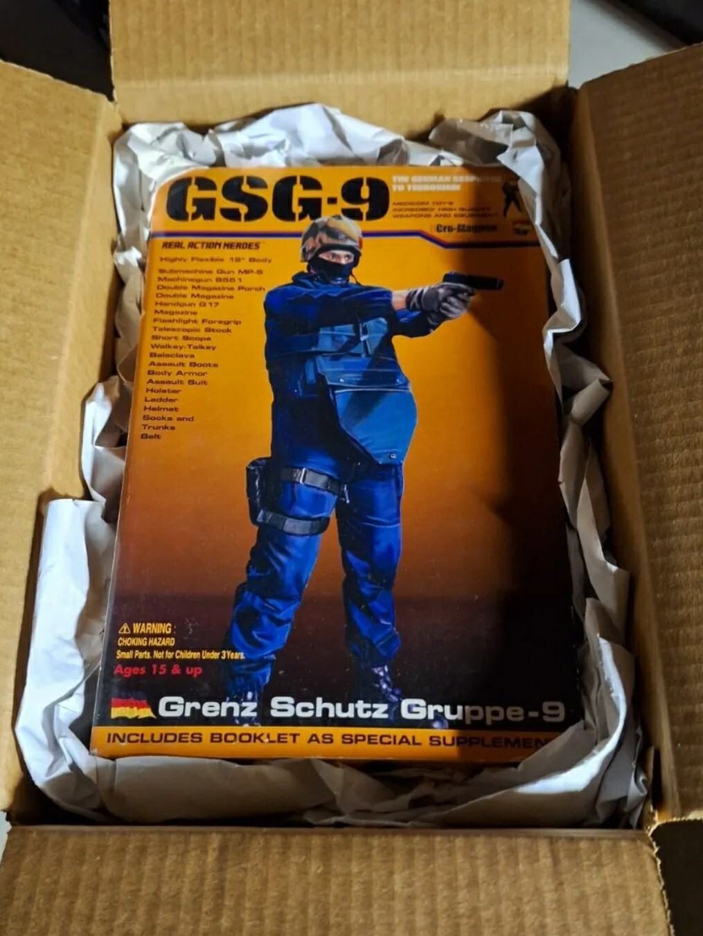 MEDICOM 1/6 Scale 12" Gsg-9 German Response to Terrorism Real Action ...