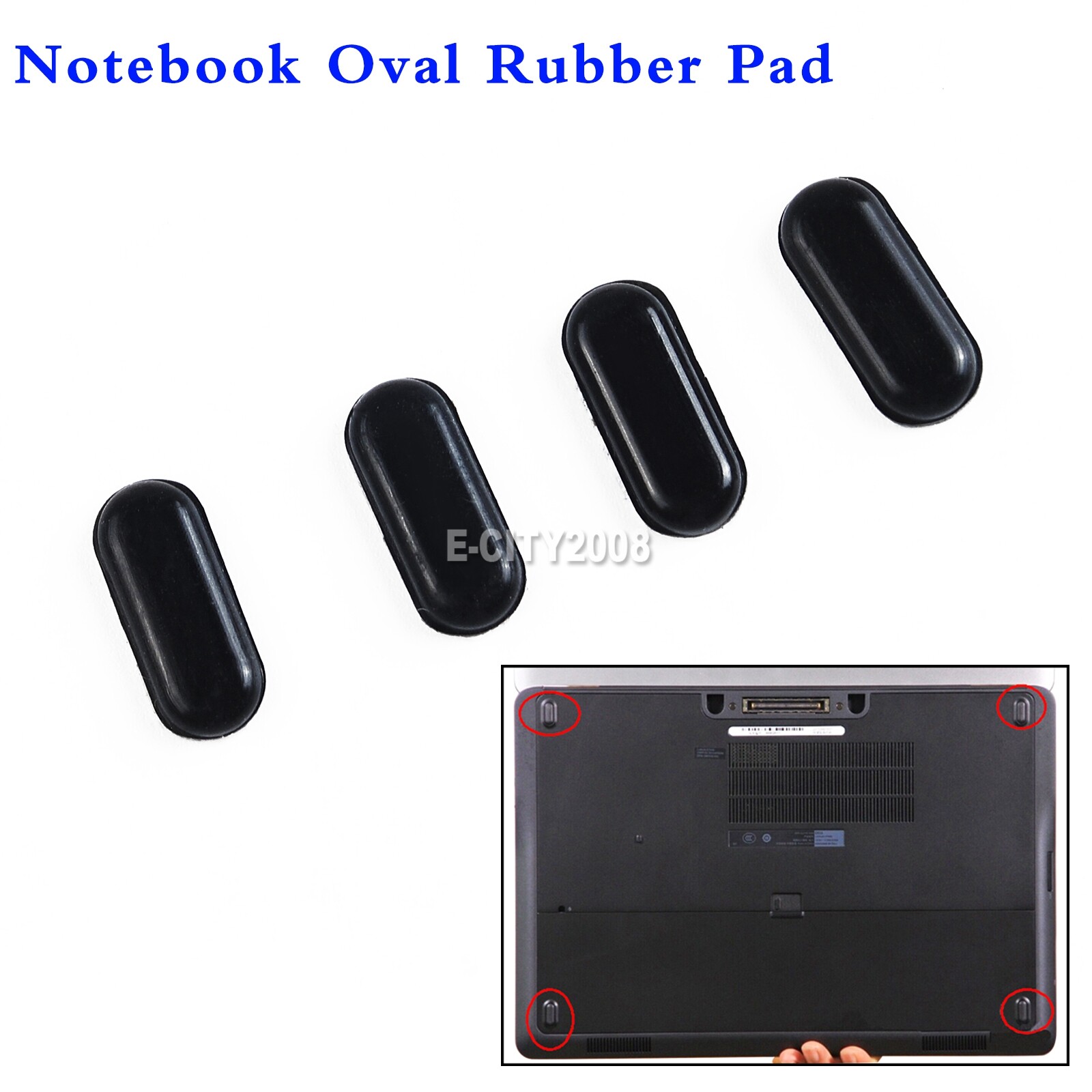 4pcs/set New Rubber Foot Feet For DELL E7440 E7240 E7250 E7450 Bottom ...