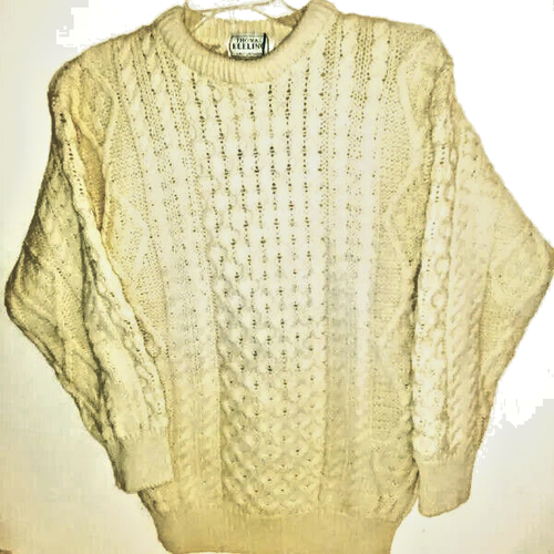 Aran Isles Irish Fisherman's Knit Sweater by Thomas Keeling Collection ...