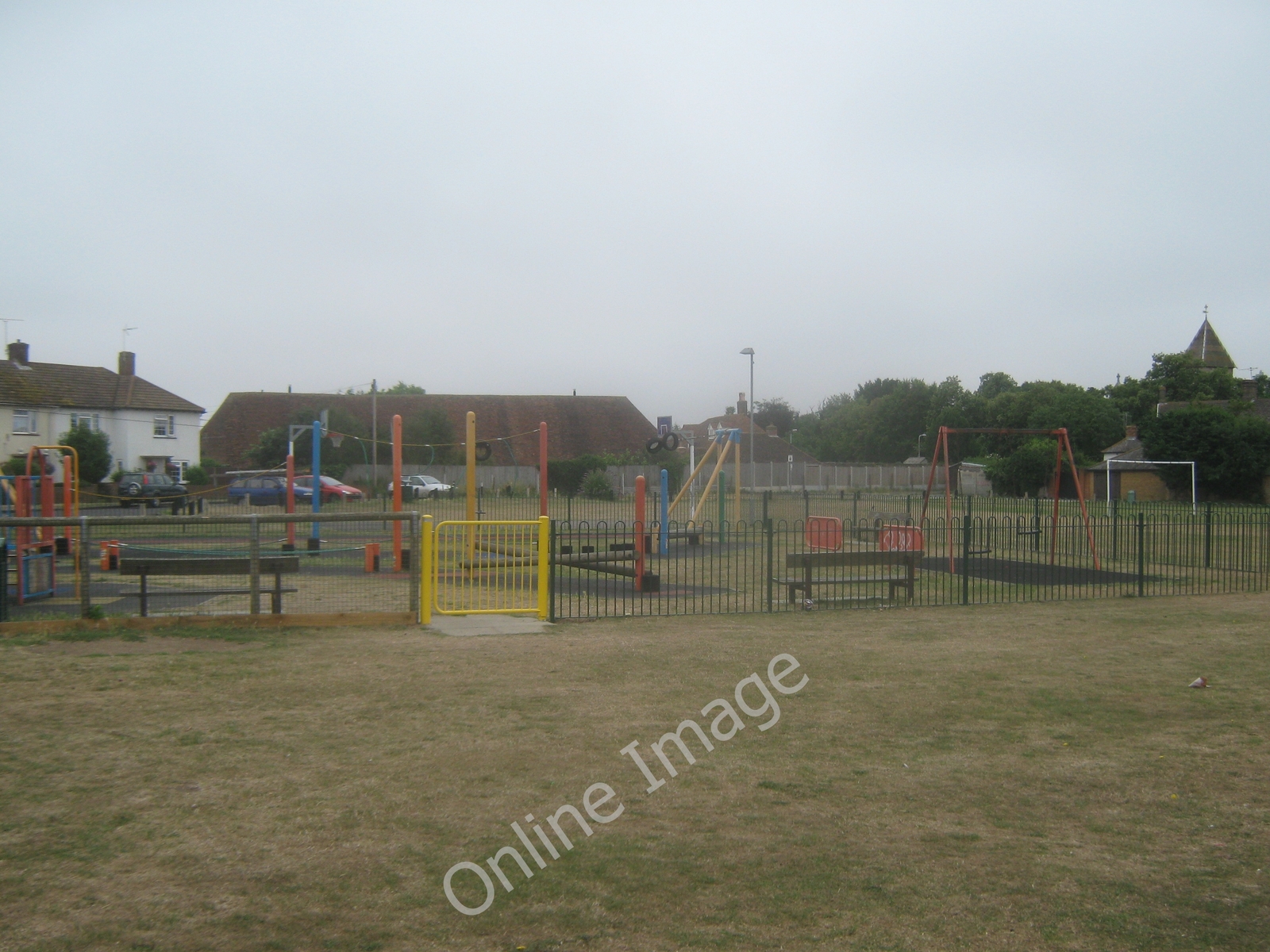 Photo 12x8 Barnfield Road Play Area Faversham Play area in large green bes c2010 | eBay UK