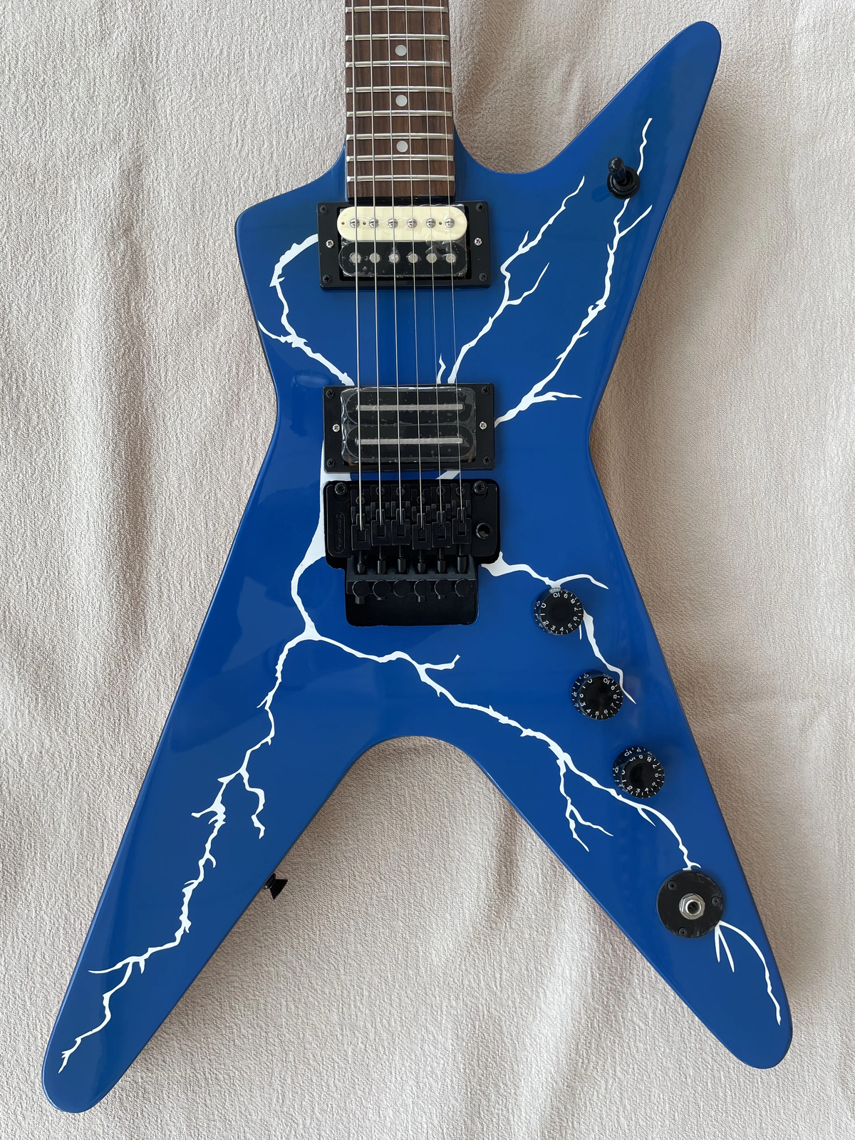 Dean Pantera Dimebag Darrell Signature Shaped Electric Guitar Blue ...