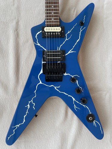 Dean Pantera Dimebag Darrell Signature Shaped Electric Guitar Blue ...